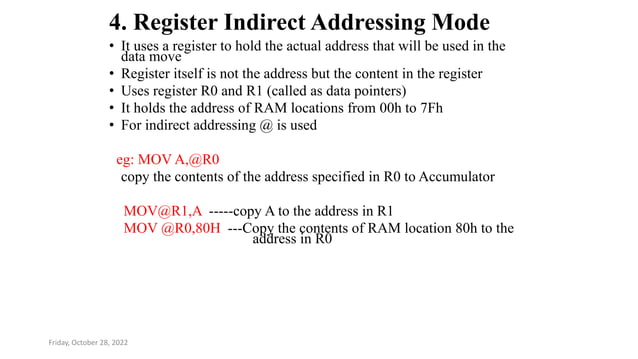 8051 instruction_set.ppt | Data Storage and Warehousing | Computing