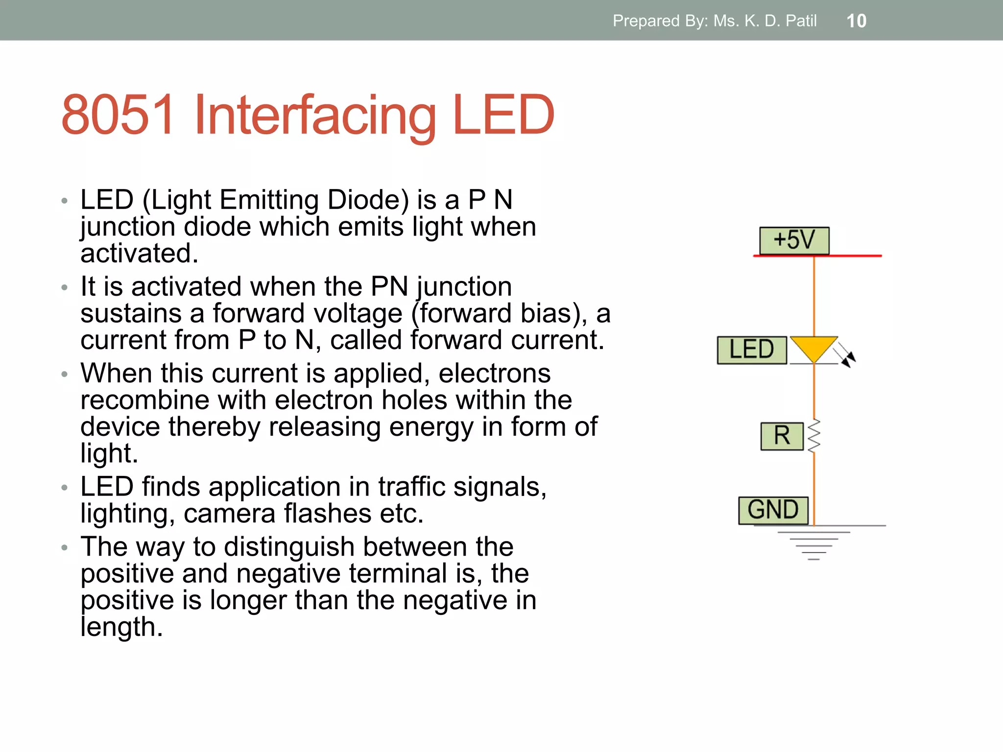 8051 interfacing | PDF