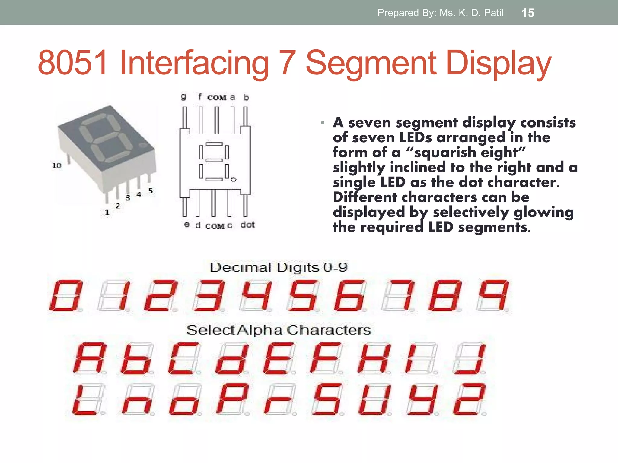 8051 interfacing | PDF