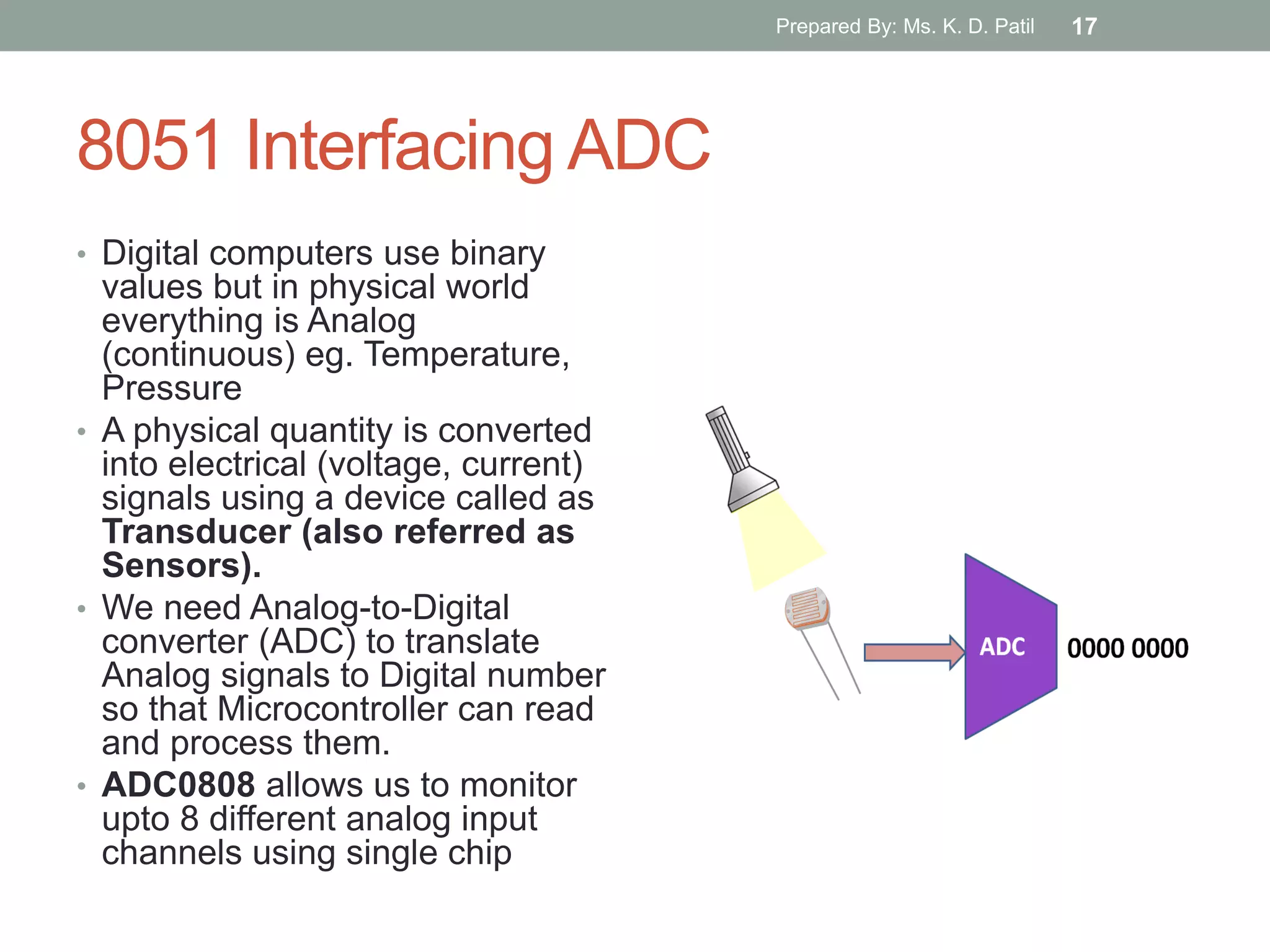 8051 interfacing | PDF