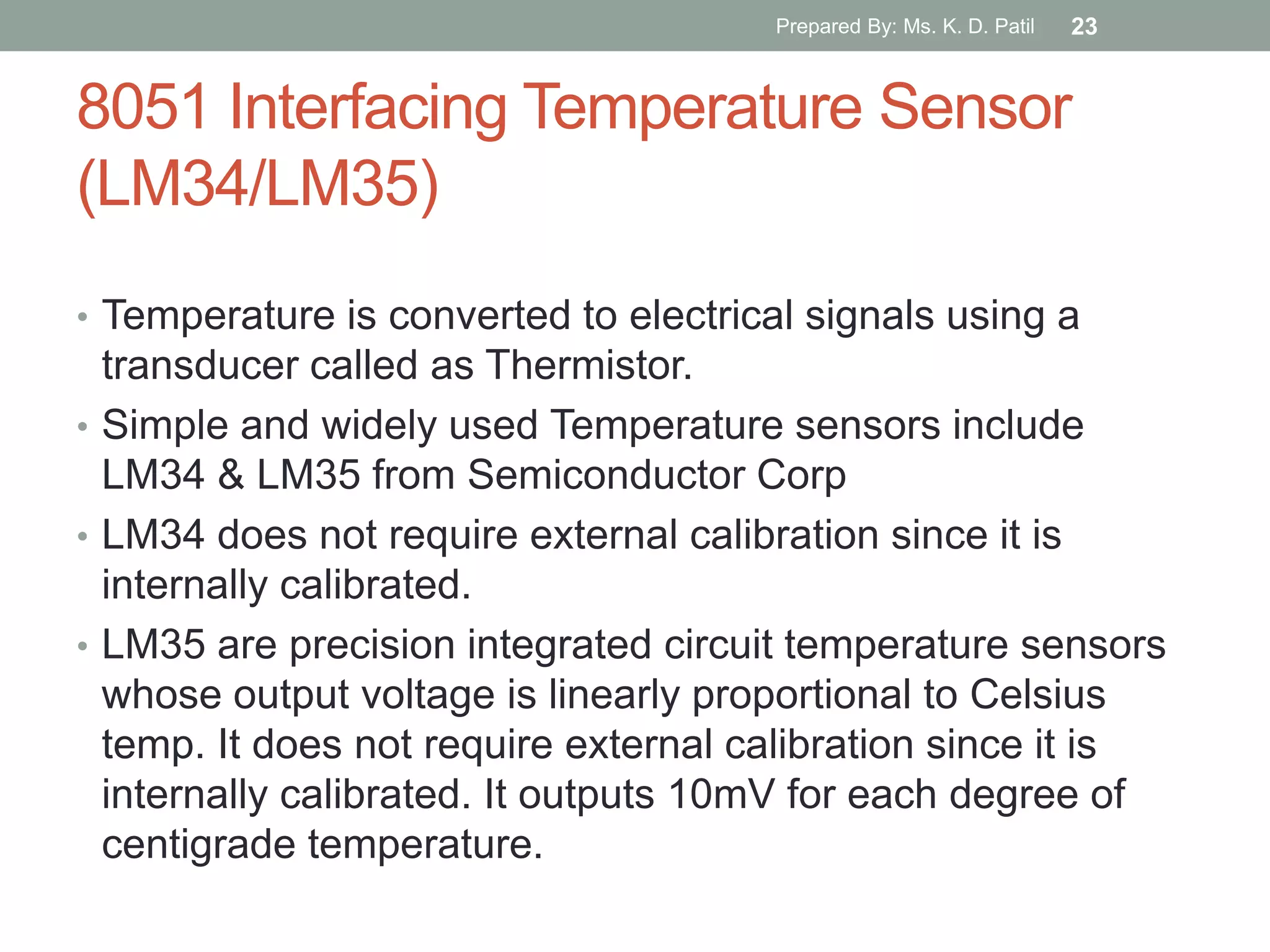 8051 interfacing | PDF