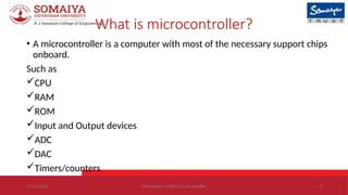 "8051 Microcontrollers: Versatile Embedded Solutions" | PPT