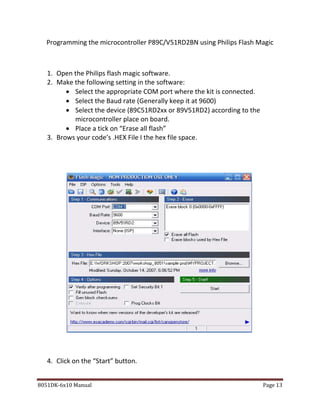 8051 kit manual | PDF