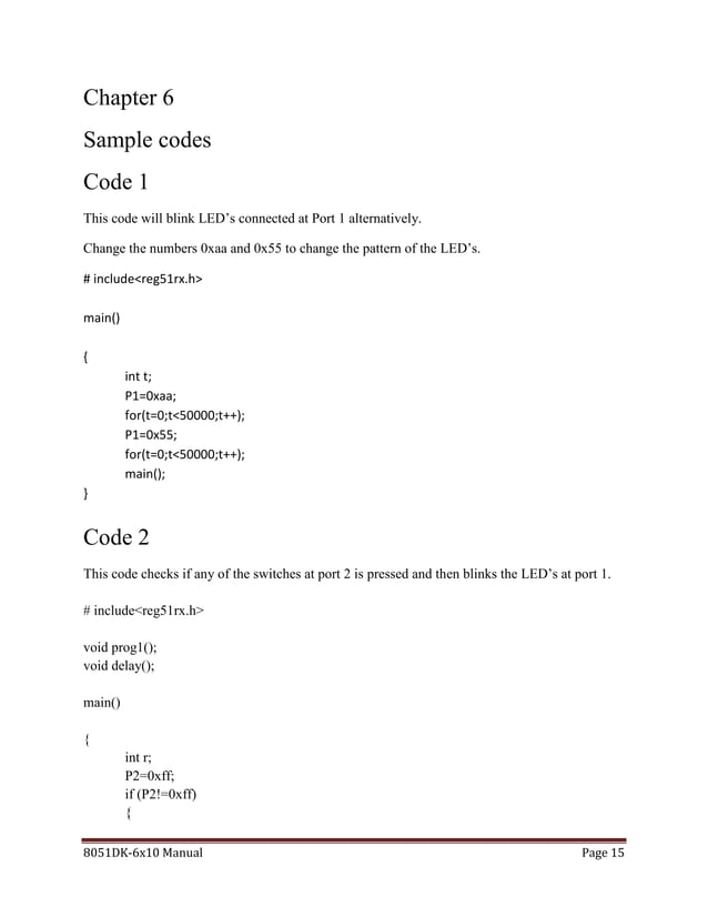 8051 kit manual | PDF | Computer Peripherals | Computing