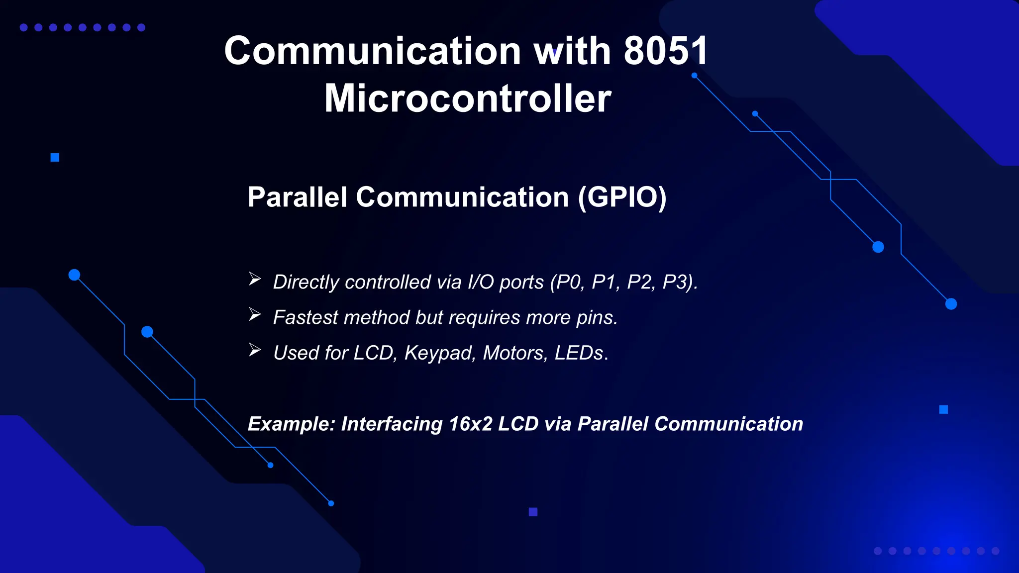 8051 MCU Microcontroller for Embedded Technology.pptx