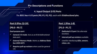 8051 MCU Microcontroller for Embedded Technology.pptx