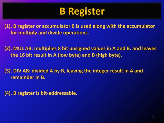 8051 Microcontroller PPT's By Er. Swapnil Kaware | PPTX