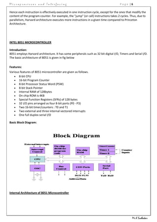 8051 microcontroller | DOCX