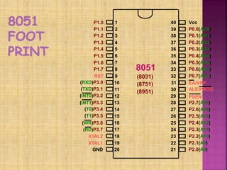 8051 microcontroller | PPTX