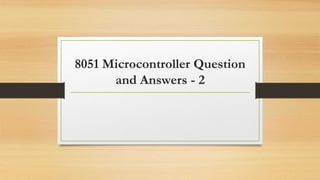 8051 Microcontroller -2.pptx