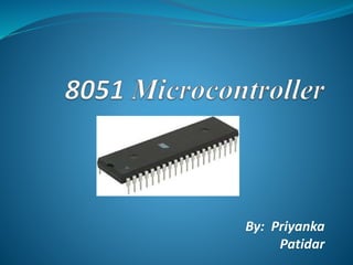 8051 Micro Controller | PPTX | Operating Systems | Computer Software and Applications