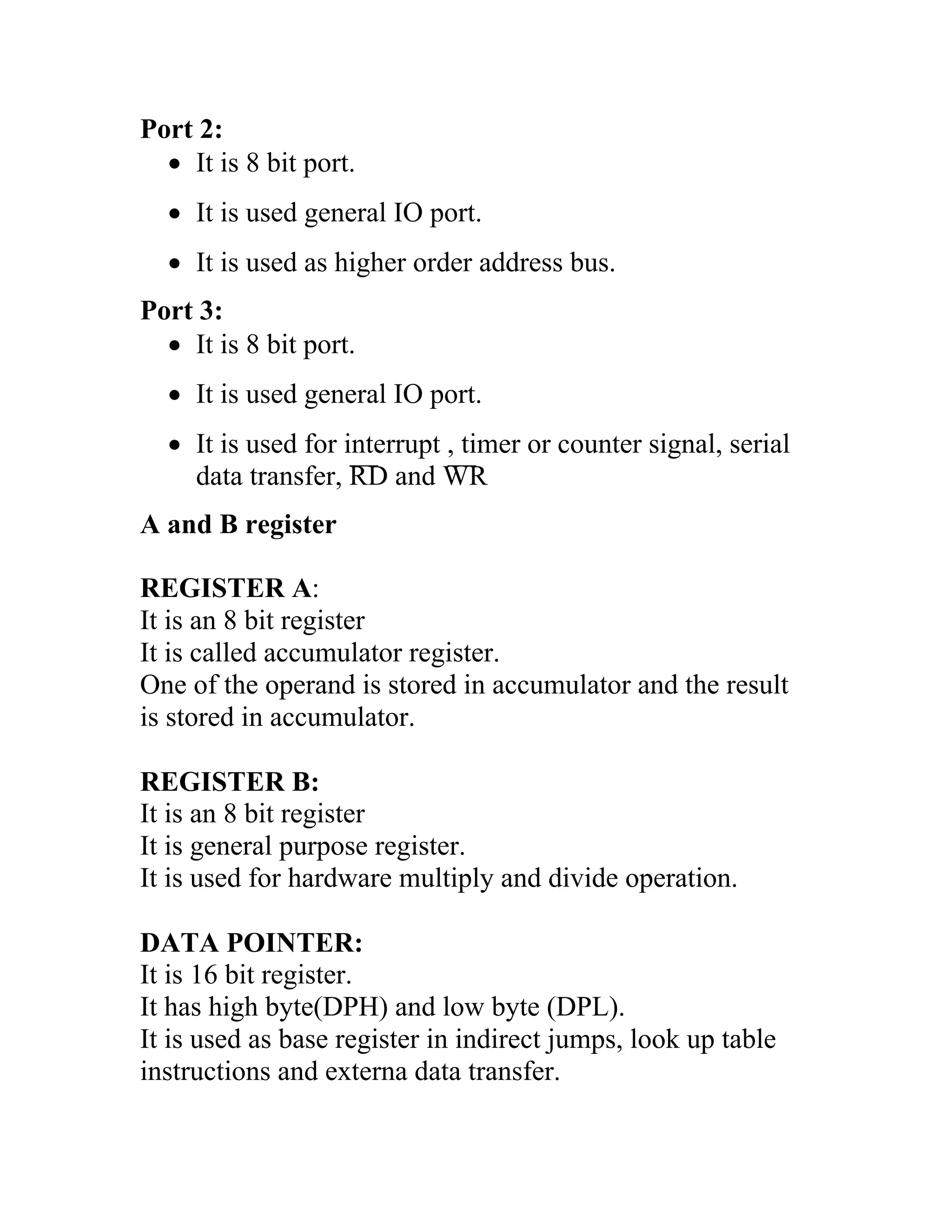 8051 microcontroller | PDF