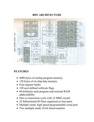8051 microcontroller | PDF
