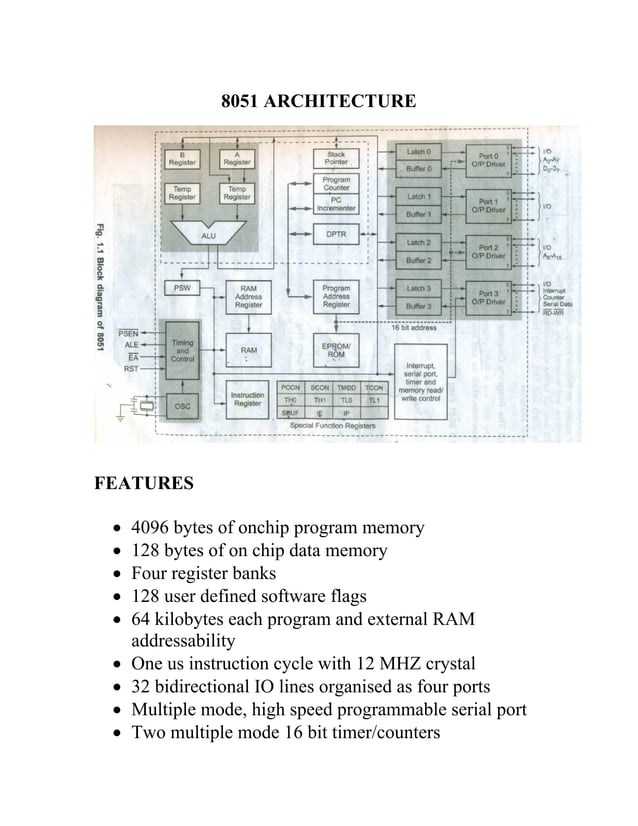 8051 microcontroller | PDF