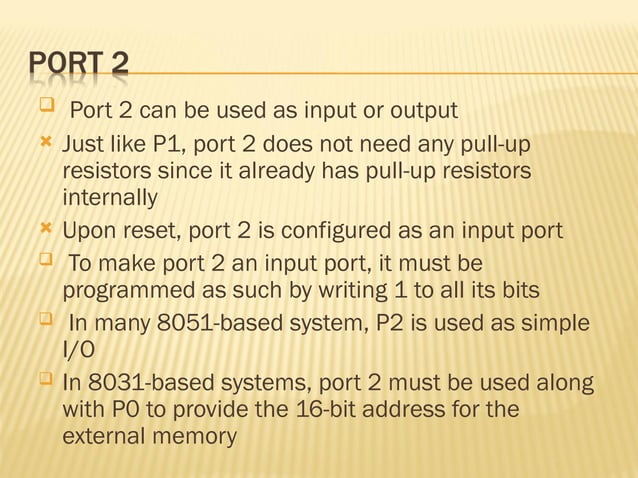 8051 Microcontroller architecture and operation | PPT