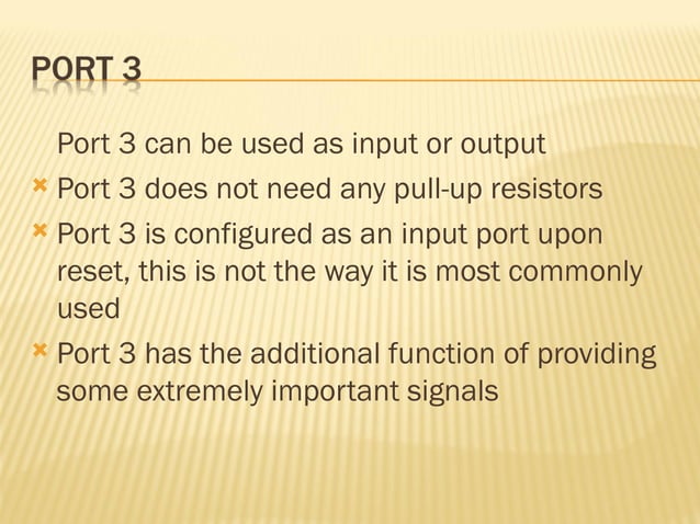 8051 Microcontroller architecture and operation | PPT