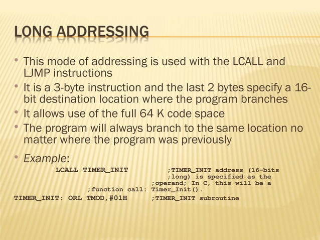 8051 Microcontroller architecture and operation | PPT