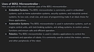8051 Microcontroller Embedded system design | PDF