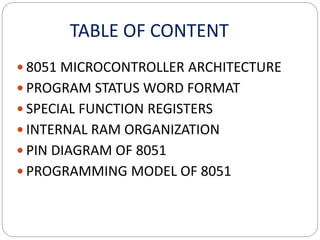 8051 MICROCONTROLLER ECE.pptx