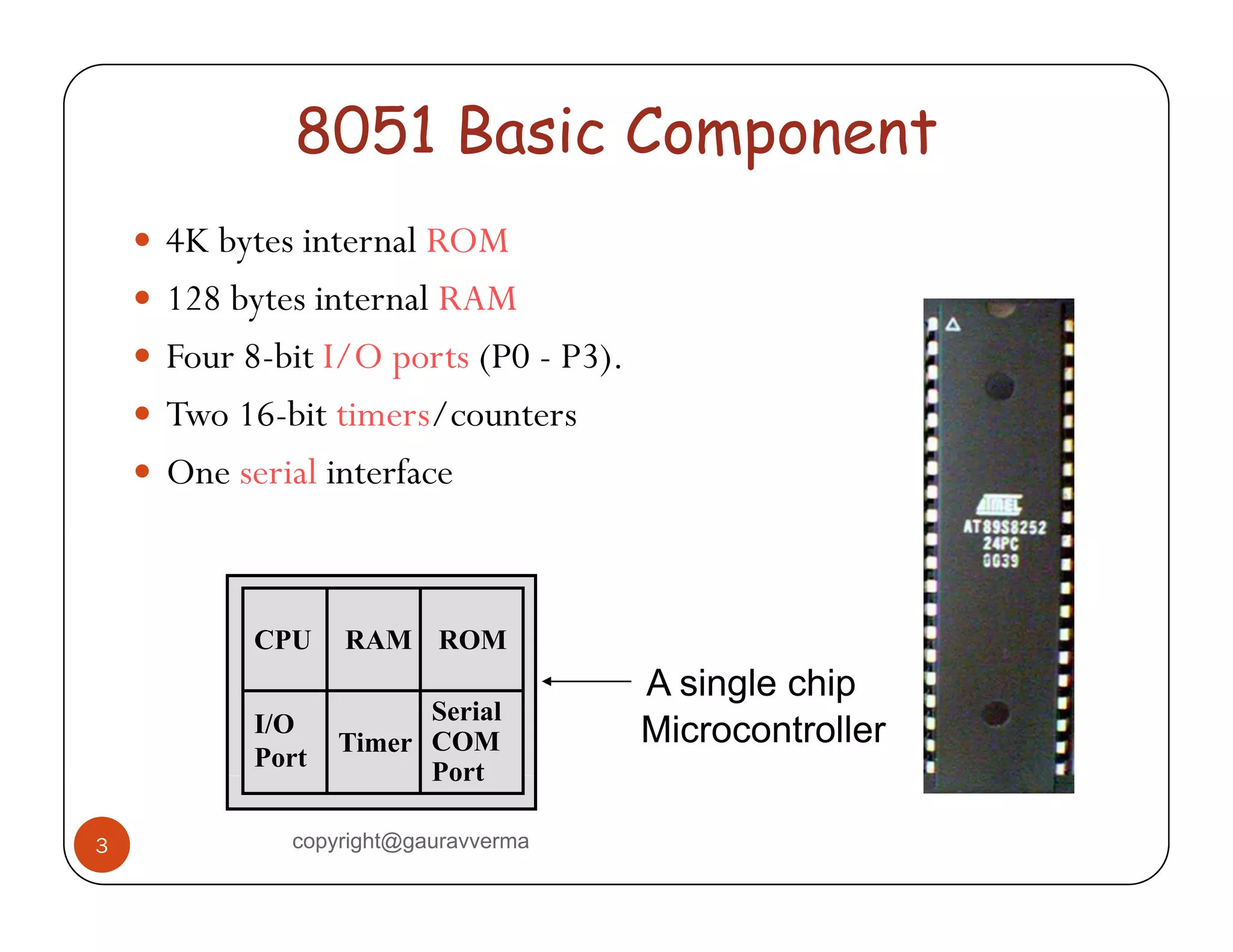 8051 microcontroller | PDF