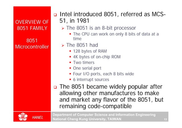 8051 microcontrollers | PDF