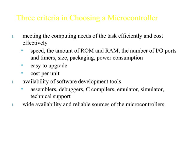 8051 microcontroller training (2) (sahil gupta 9068557926) | PPT
