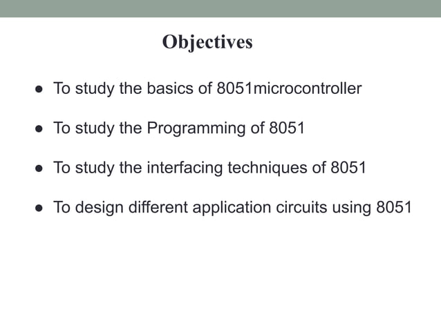 8051 microcontroller | PPT