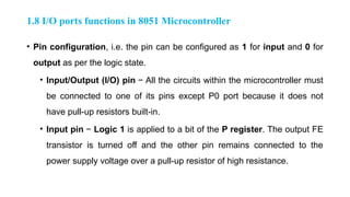 8051 pin diagram with functions all good | PPTX