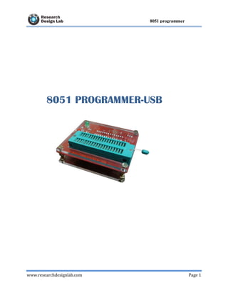 8051 Programmer-USB | PDF