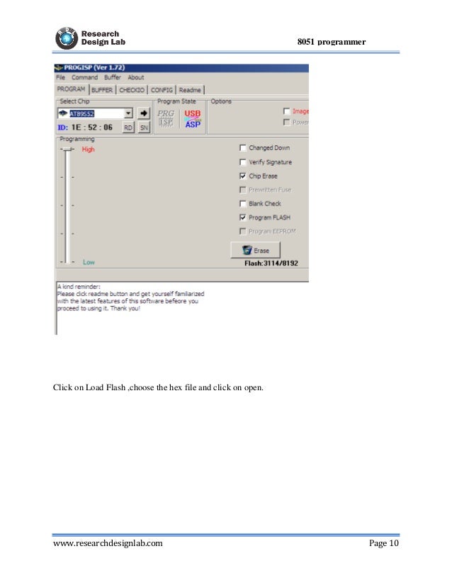 How to load program for at89c51 programmer - pixelpasa