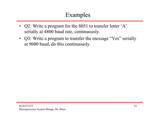 8051 serial communication | PDF