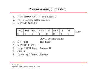 8051 serial communication | PPT