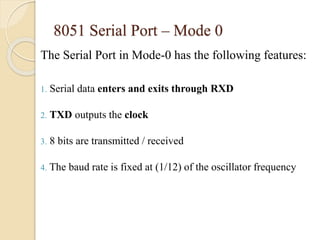 8051 serial communication1 | PPTX
