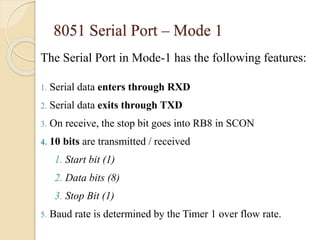 8051 serial communication1 | PPTX