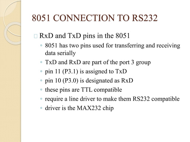 8051 Serial Communication1 Pptx