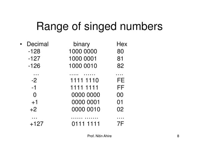 8051 singed number concept [compatibility mode] | PPT