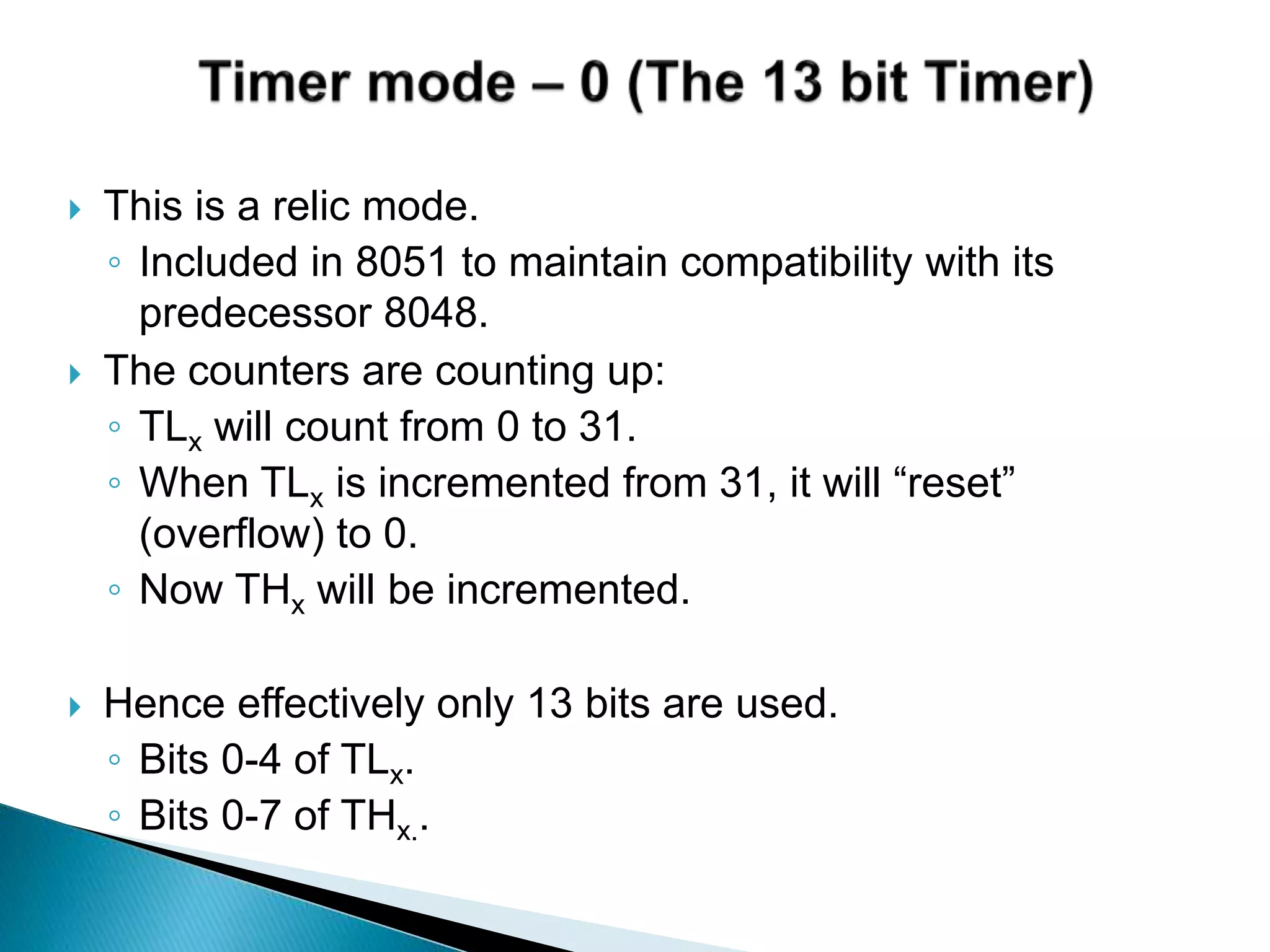 8051 timer counter | PPTX | Technology & Computing