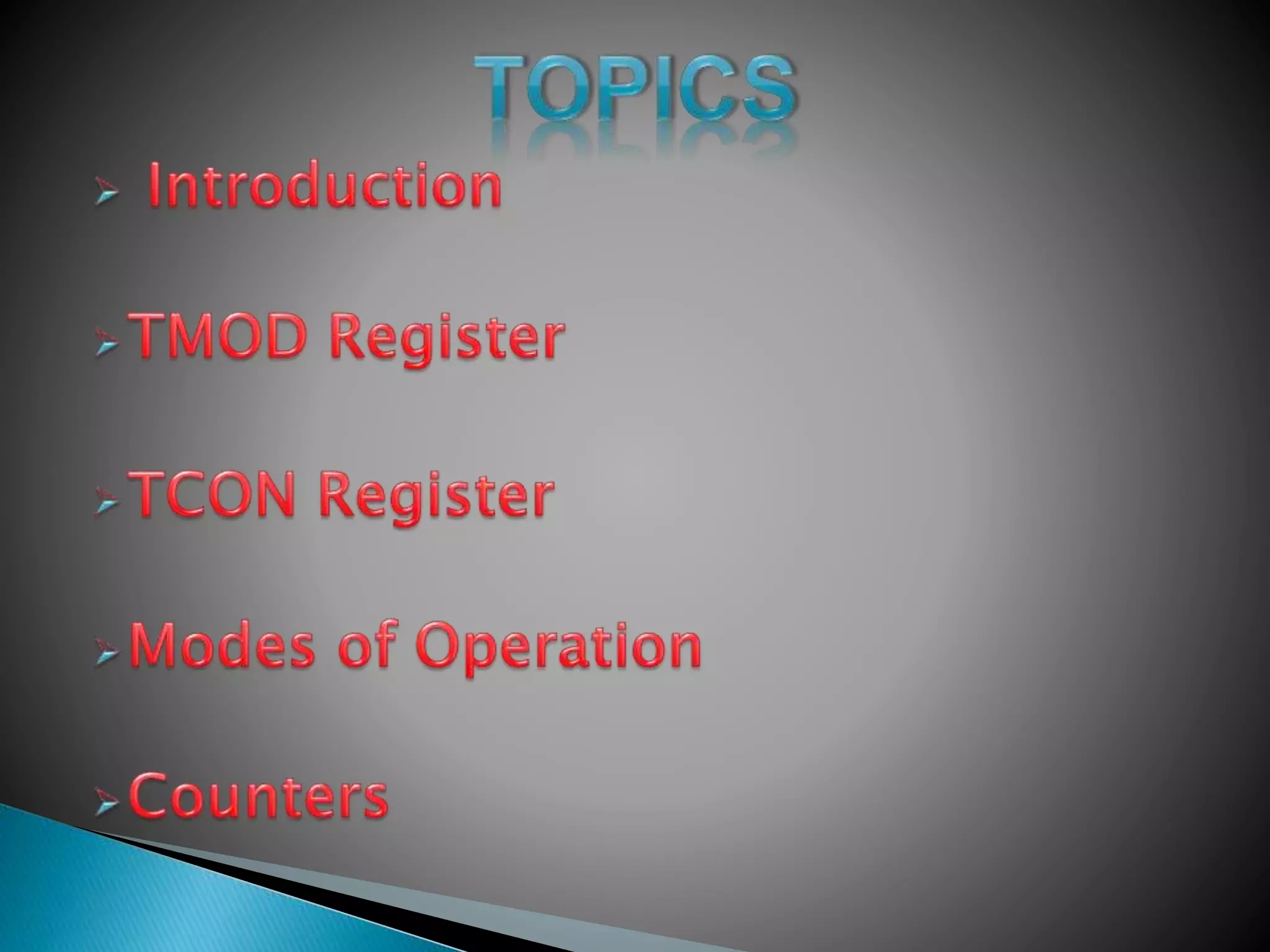 8051 timer counter | PPTX