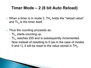 8051 timer counter | PPTX