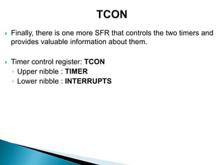 8051 timer counter | PPTX