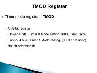 8051 timer counter | PPTX