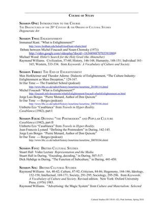 cultural_studies_syll_spring2010_MV | PDF