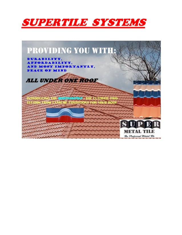 Supertile Portfolio | PDF