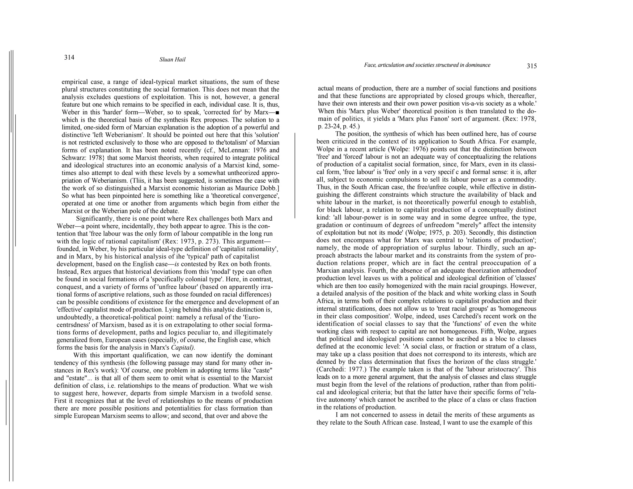 Race, articulation and societies structured in dominance | PDF