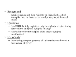 Froemke & Dan STDP | PPT