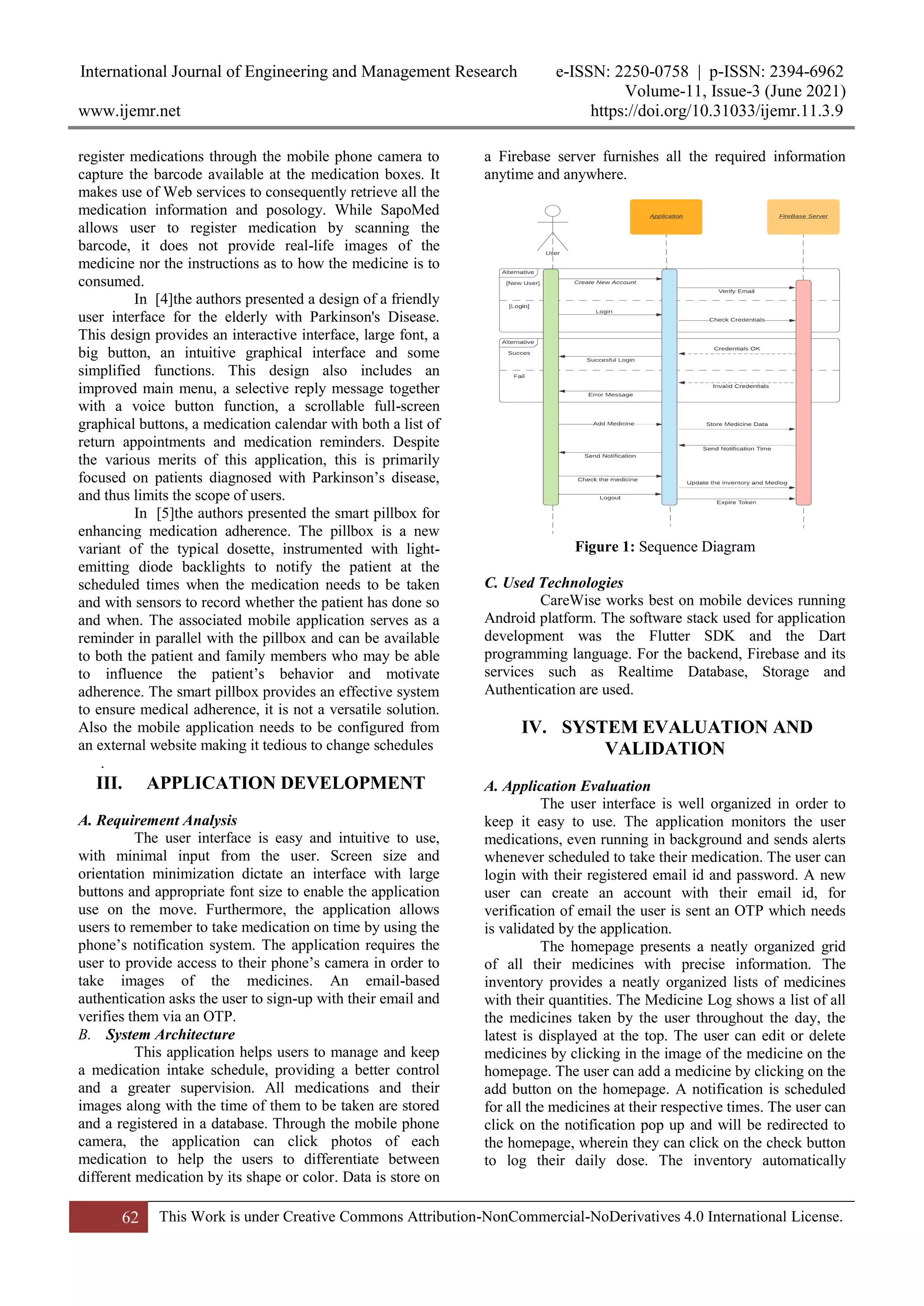 Android Based Application to Ensure Medical Adherence: CareWise | PDF