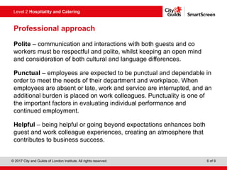 Grooming standards for male and female in hotel | PPTX | Careers