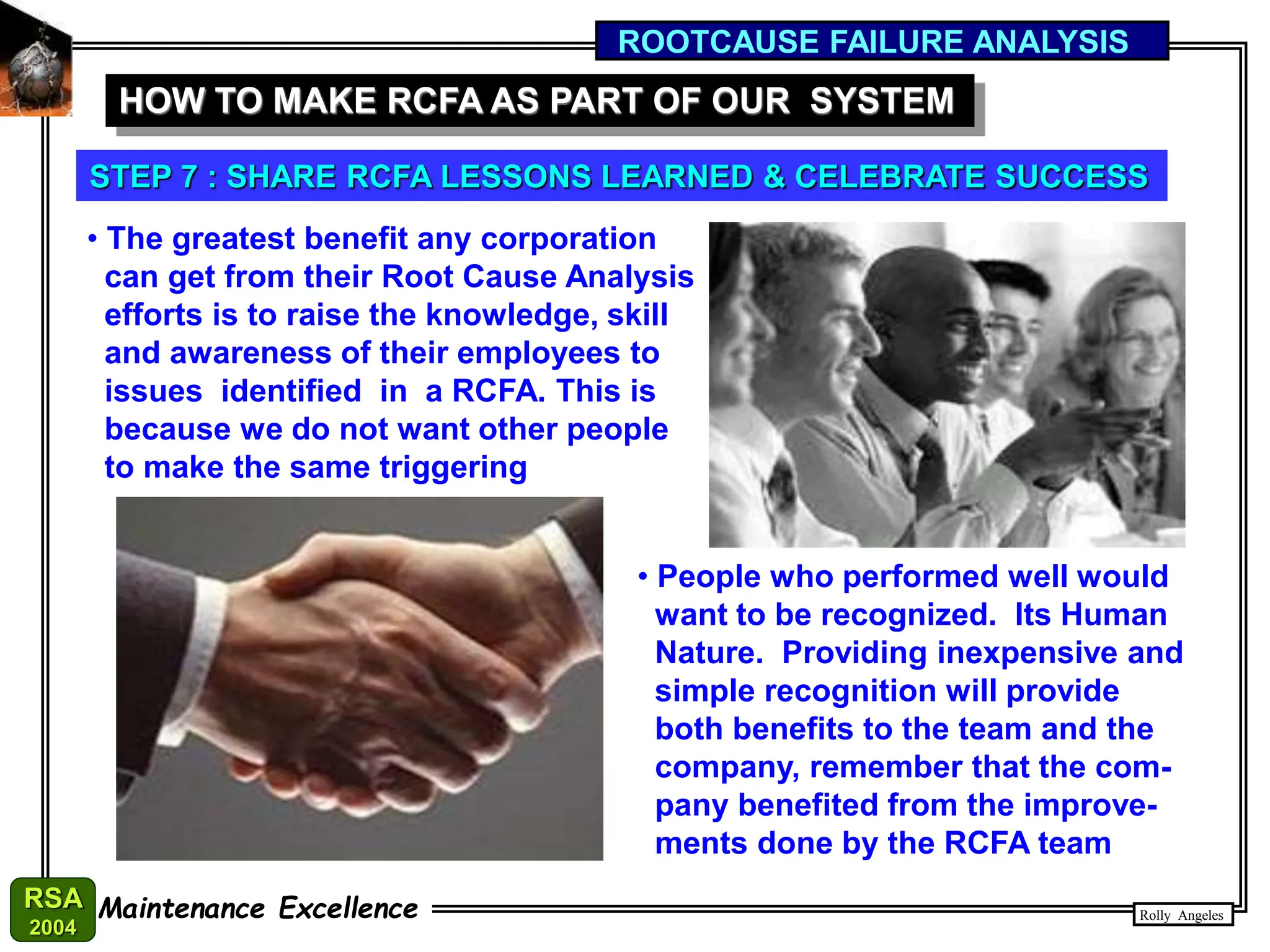 Root cause failure analysis 806553111111 | PPT