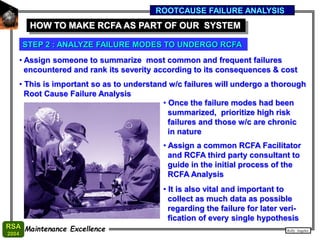 Root cause failure analysis 806553111111 | PPT