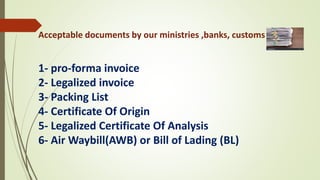 Task of commercial department | PPT